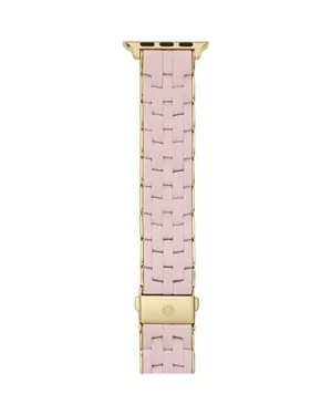 Michele Peony Pearlized Silicone Band For Apple Watch - Pink