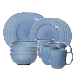 JULISKA Puro 16 Piece Dinnerware Set, Service For 4 - Chambray