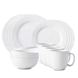 JULISKA Puro 16 Piece Dinnerware Set, Service For 4 - Whitewash