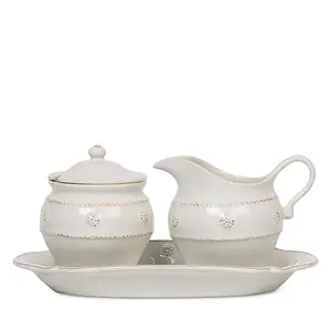 JULISKA Berry & Thread Sugar And Creamer Set - Whitewash