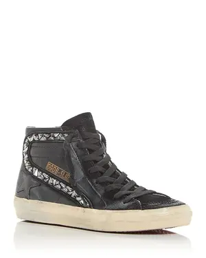 GOLDEN GOOSE Slide Embellished High-top Sneakers