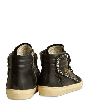 GOLDEN GOOSE Slide Embellished High-top Sneakers