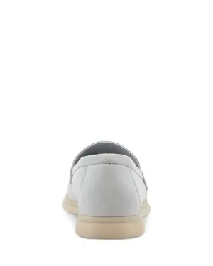 MARC FISHER LTD. Yanelli Suede Loafers - Light Blue