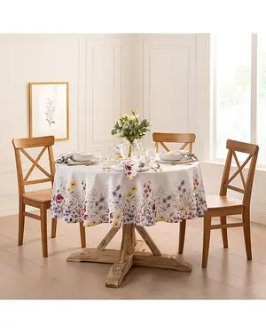 ELRENE HOME FASHIONS Wildflower Tablecloth, 70 X 70 - Multi