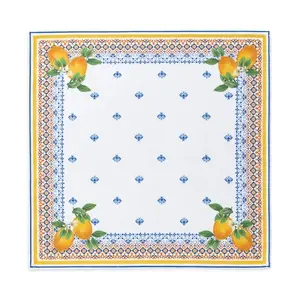 ELRENE HOME FASHIONS Capri Lemon Tablecloth, 60 X 120