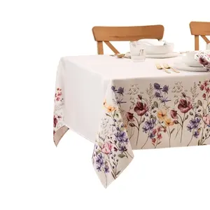 ELRENE HOME FASHIONS Wildflower Tablecloth, 60 X 120