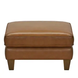 VIOLINO Bloomingdale's Hesh Leather Ottoman Exclusive - Dorn Caramel