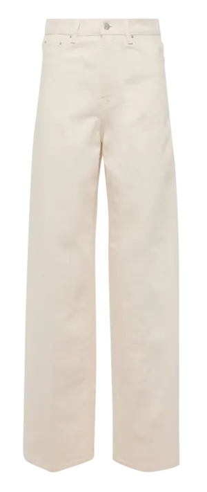 TOTEME High-rise Wide-leg Jeans - White