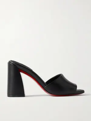 CHRISTIAN LOUBOUTIN Jane 85 Leather Mules
