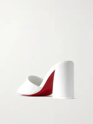 CHRISTIAN LOUBOUTIN Jane Leather Mules - White