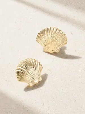 Mateo Large Venus 14-karat Earrings - Gold
