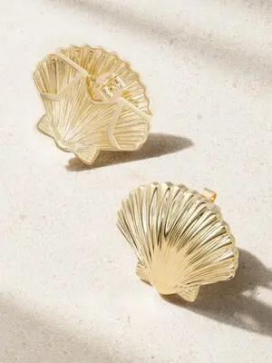 Mateo Large Venus 14-karat Earrings