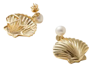 Mateo Venus 14-karat Pearl Earrings