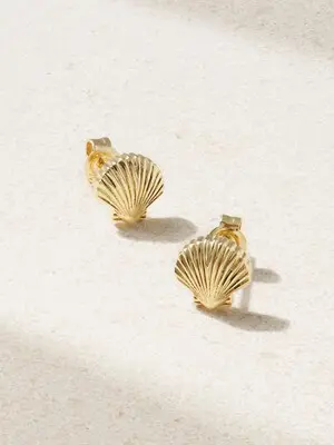 Mateo Mini Venus 14-karat Stud Earrings - Gold