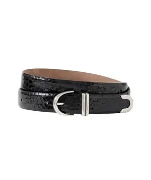 Khaite Croc Effect Belts For Women