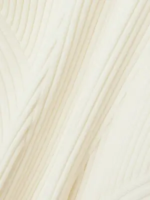 Chloé Ribbed Wool-blend Turtleneck Mini Dress