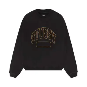 StÜssy Varsity Oversized Crewneck - Black