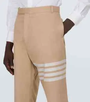 Thom Browne 4-bar Cropped Straight Pants
