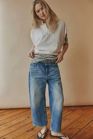 Free People Medium Wash Jeans For Women