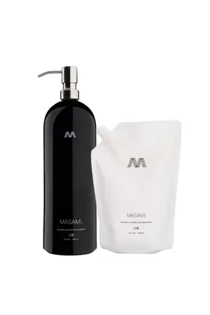 MASAMI Pro-Ocean Refillable Shampoo Bottle Black