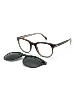 DB EYEWEAR BY DAVID BECKHAM Tortoiseshell Square-frame Sunglasses
