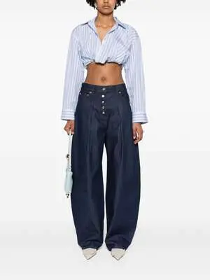 Jacquemus Le De-nimes Ovalo Jeans - Blue