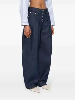 Jacquemus Le De-nimes Ovalo Jeans - Blue