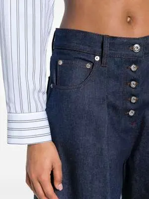 Jacquemus Le De-nimes Ovalo Jeans - Blue