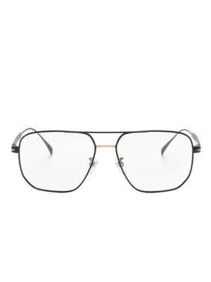 DB EYEWEAR BY DAVID BECKHAM Pilot-frame Glasses - Black