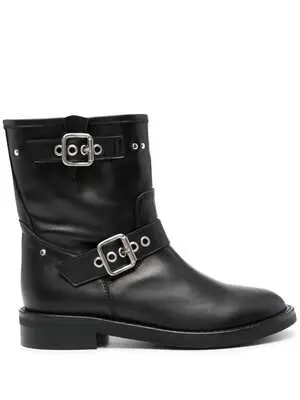 VIA ROMA 15 Leather Ankle Boots