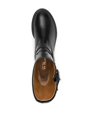 VIA ROMA 15 Leather Ankle Boots