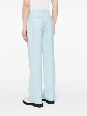 Casablanca Heart Monogram-jacquard Wool Trousers