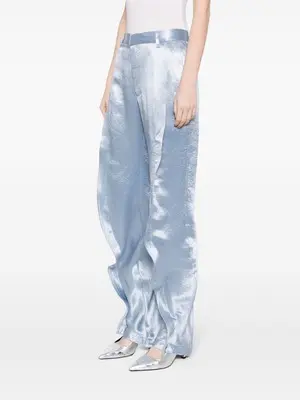 Y/project Ruffled Satin Trousers