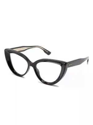 Gucci Logo-engraved Cat-eye Glasses