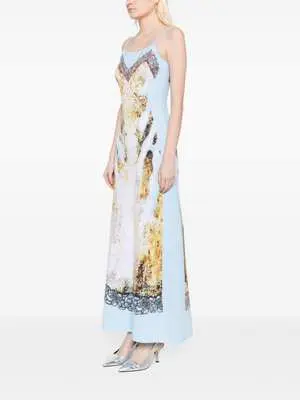 Y/project Graphic-print Maxi Slip Dress