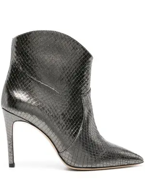 P.a.r.o.s.h Snakeskin-effect Leather Boots