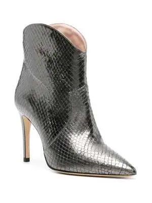 P.a.r.o.s.h Snakeskin-effect Leather Boots