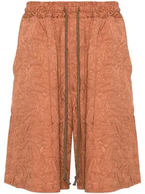 SONG FOR THE MUTE Paisley Jacquard Shorts