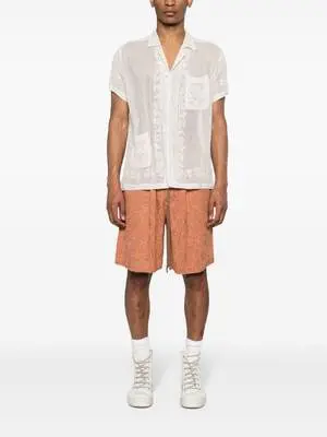 SONG FOR THE MUTE Paisley Jacquard Shorts