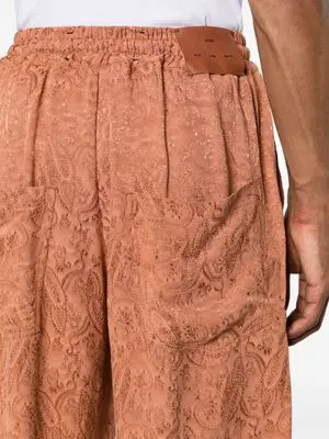 SONG FOR THE MUTE Paisley Jacquard Shorts