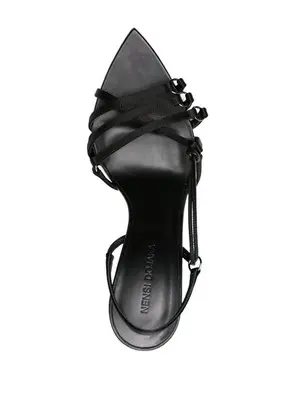 NENSI DOJAKA 100mm Strappy Sandals - Black
