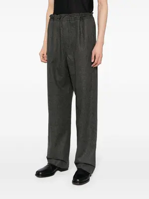UNIFORME Drawstring-fastening Straight-leg Trousers