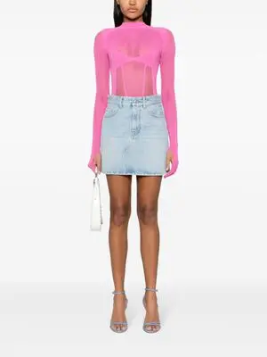 Gcds Panelled Mesh Bodysuit