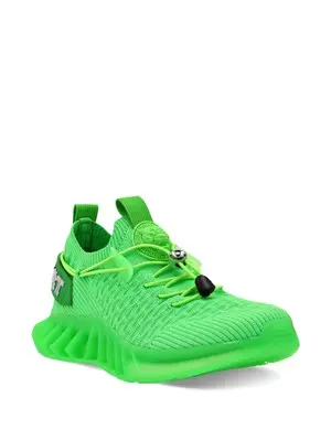 PLEIN SPORT Runner Knitted Sneakers - Green