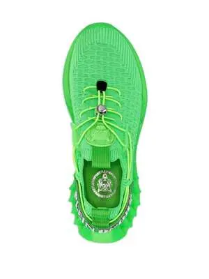PLEIN SPORT Runner Knitted Sneakers - Green