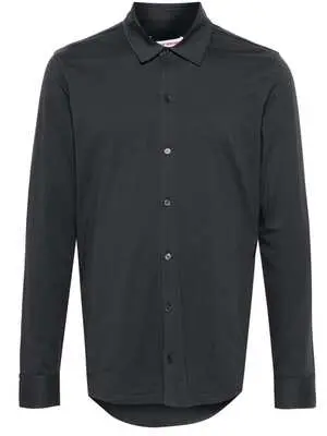 Orlebar Brown Giles Cotton Silk Shirt - Grey