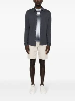 Orlebar Brown Giles Cotton Silk Shirt - Grey