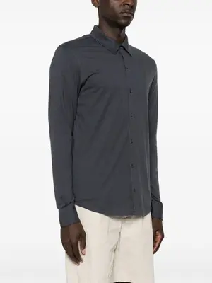 Orlebar Brown Giles Cotton Silk Shirt - Grey