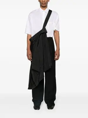 Random Identities Single-breasted Padded Coat - Black