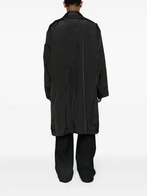 Random Identities Single-breasted Padded Coat - Black